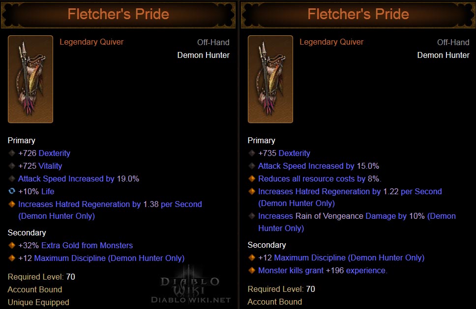 Fletcher's Pride - Diablo Wiki