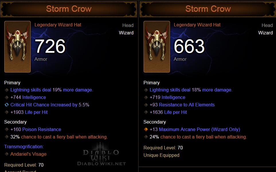 Storm Crow - Diablo Wiki