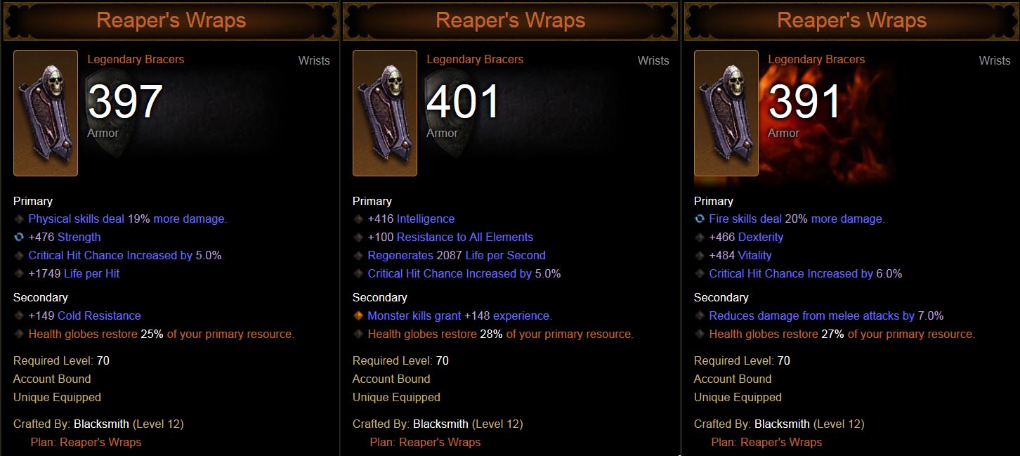 Reaper's Wraps - Diablo Wiki