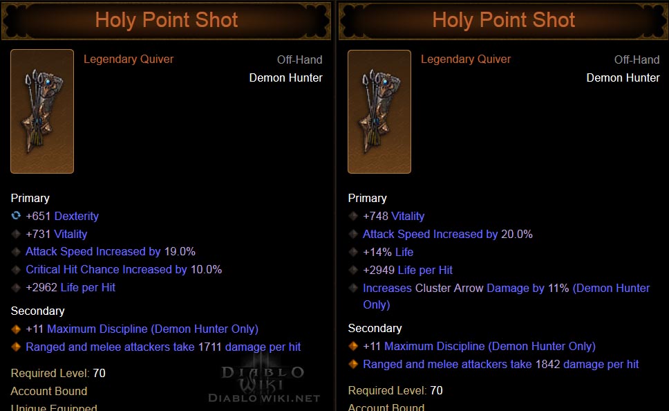 Holy Point Shot - Diablo Wiki