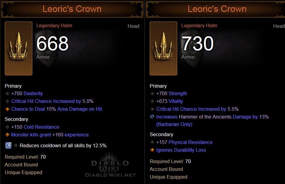 Leoric's Crown - Diablo Wiki