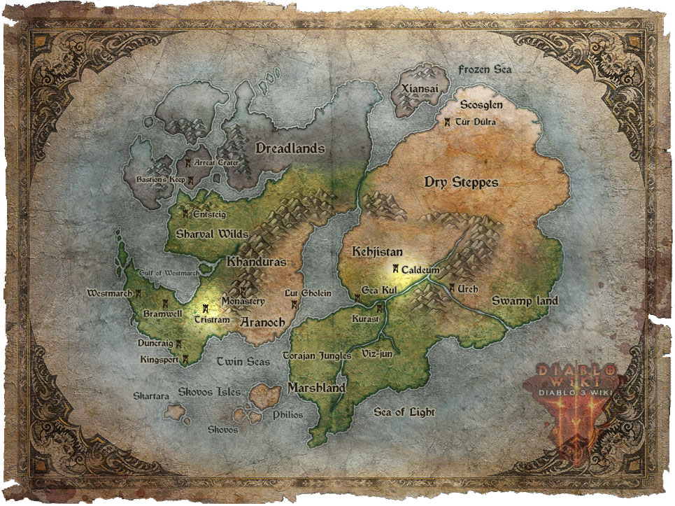 File:Sanctuary World Map.jpg - Diablo Wiki