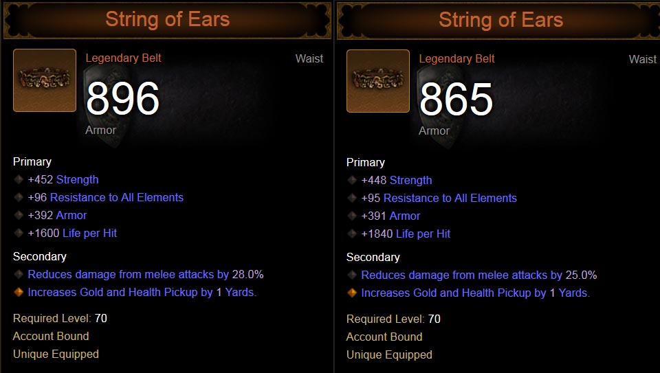 String of Ears - Diablo Wiki