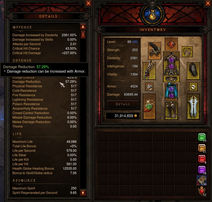 Character window - Diablo Wiki