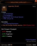 Hellfire Amulet - Diablo Wiki
